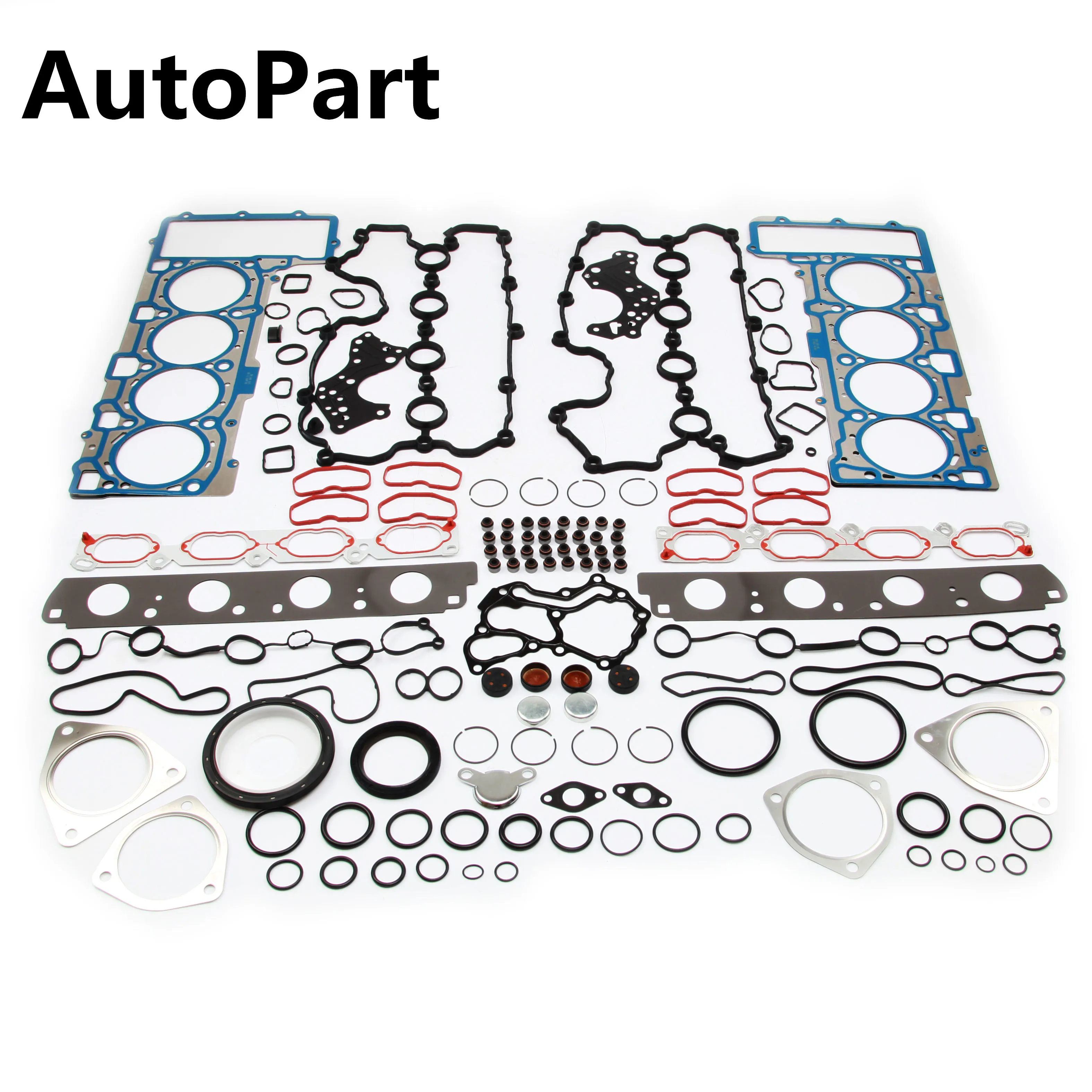 엔진 오버홀 재건 가스켓 씰 수리 키트 세트 Audi A5 A6 S6 A8 Q7 RS4 Quattro VW Touareg 4 ...