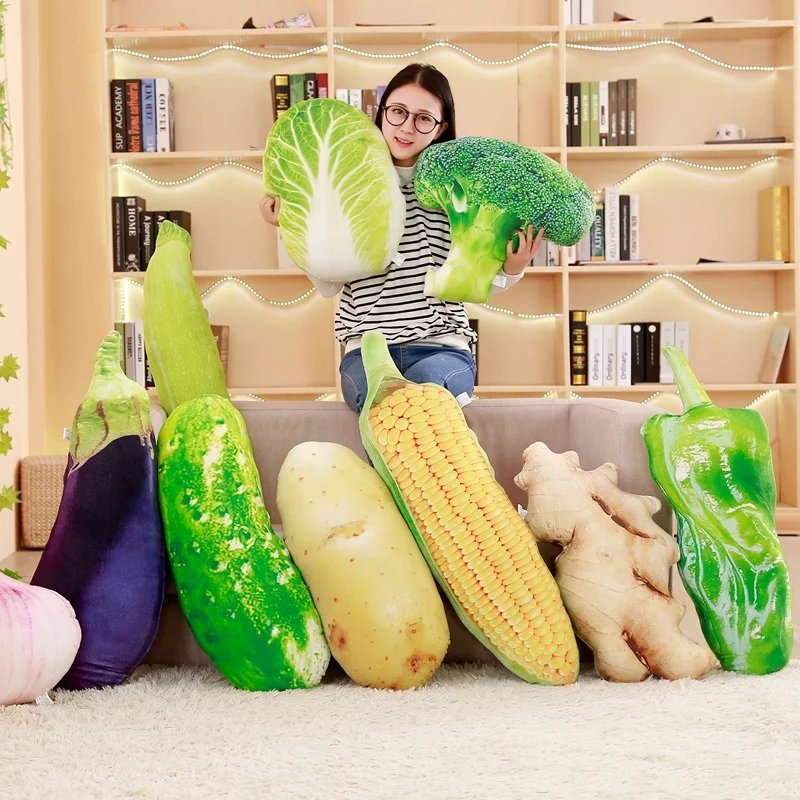 Stuffed Vegetable Broccoli Toy | Kids Plush Vegetable Pillows ...