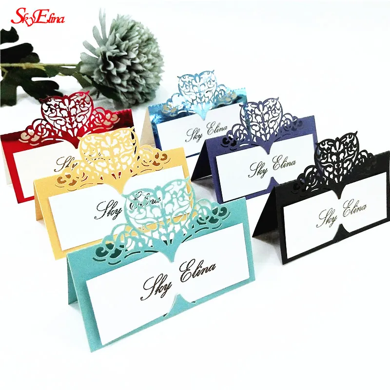 10Pcs-9-9cm-Laser-Cut-Conference-Table-Name-Table-Card-Creative-Wedding ...