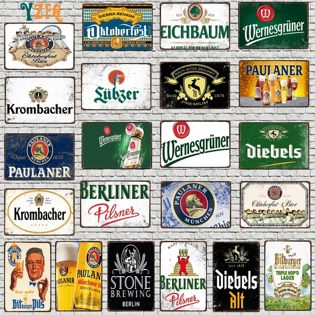 Vintage German Beer Labels