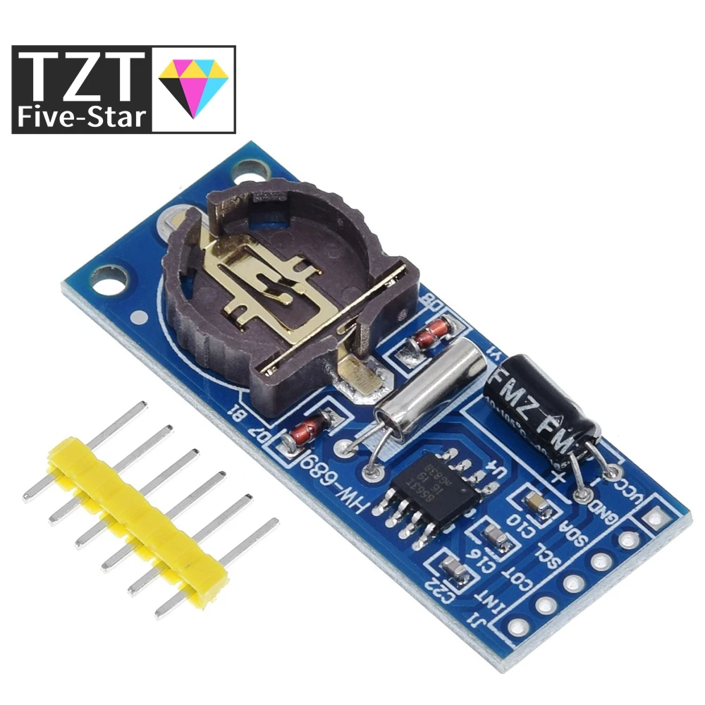 TZT-PCF8563-RTC-Board-PCF8563-Real-Time-Clock-Module-I2C-Interface-3-3V ...