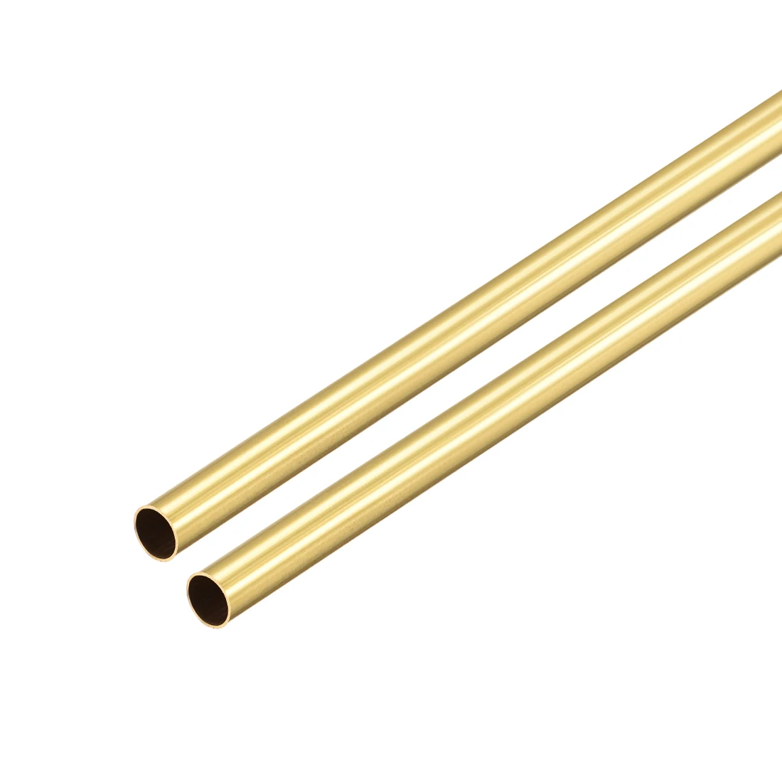 uxcell Brass Round Tube 300mm Length 4mm OD 0.2mm Wall Thickness ...