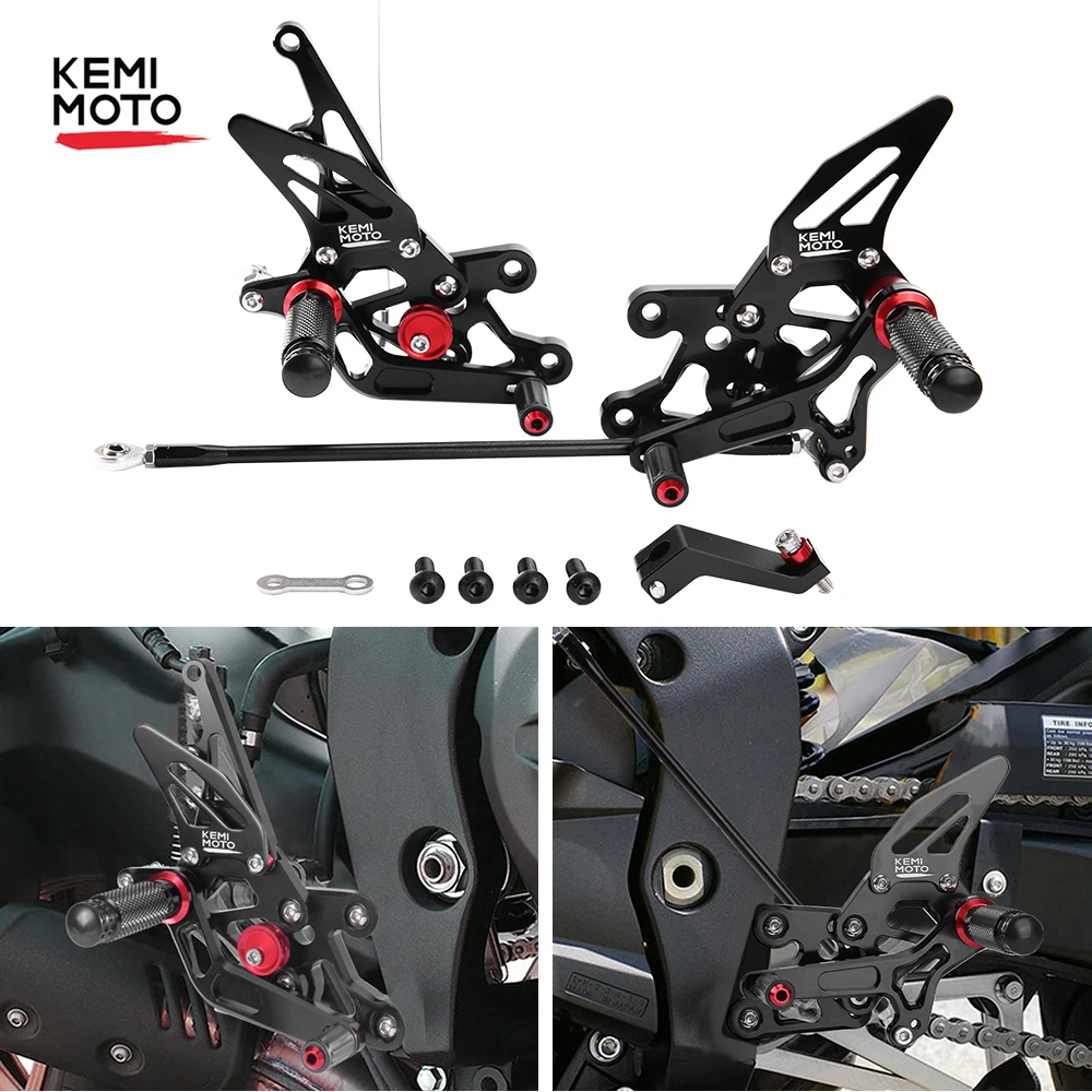 FZ1 FZ8 Rearset Rear Set Foot rests Foot pegs Motorcycle Footrests For ...