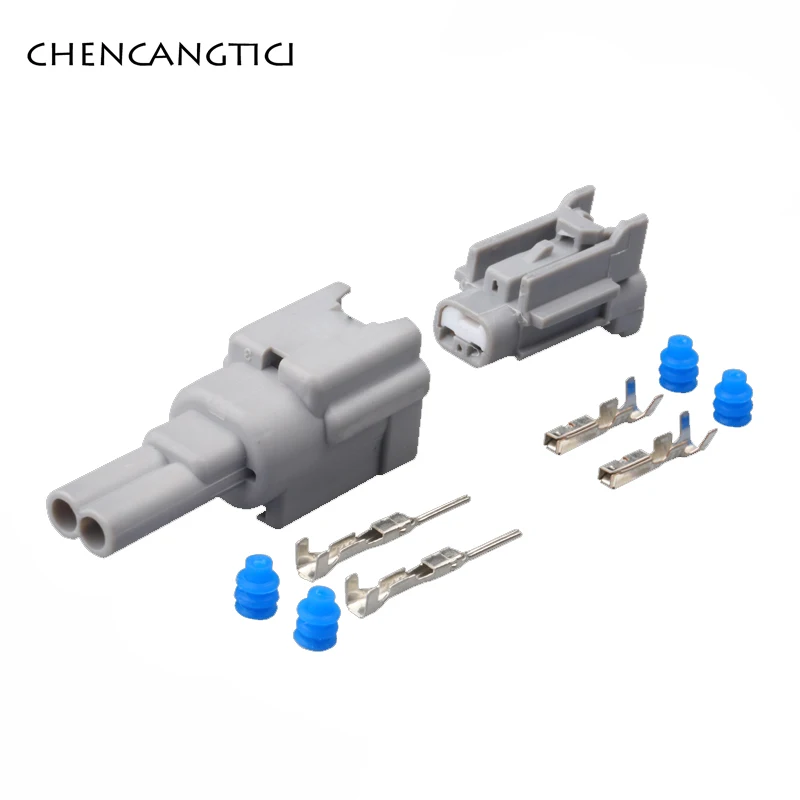 1 Set 2 Pin Front And Rear Wheels ABS Sensor Plug Car Waterproof ...