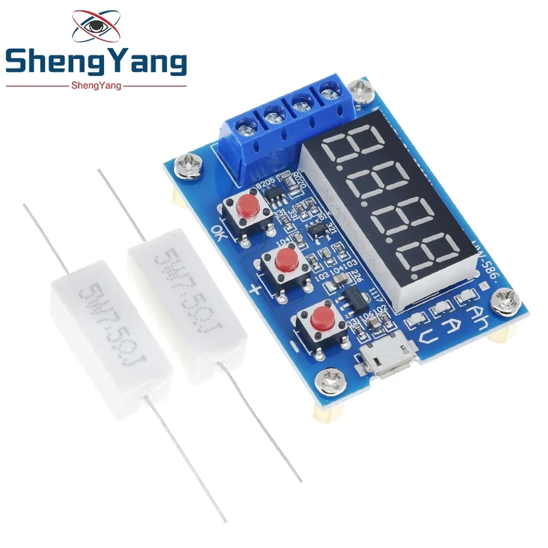 ZB2L3 Battery Tester LED Digital Display 18650 Lithium Battery Power ...