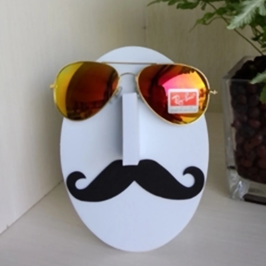 Smiley Faces With Mustaches And Sunglasses