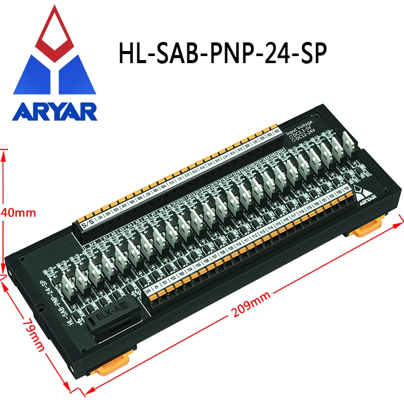 Quick Terminal Block Single Chip Microcomputer PLC Signal Amplifier Board Input and Output PNP ...