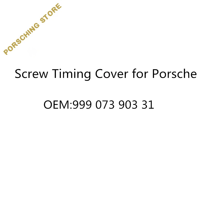 Vida zamanlama kapak Porsche OEM: 99907390331|Vücut Kitleri| - AliExpress