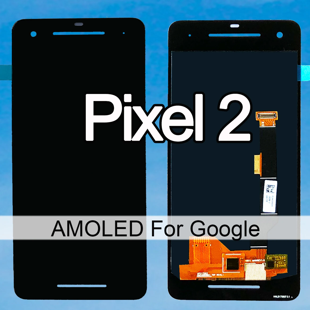 AAAเดิมAmoled 5.0 "HTC Google Pixel 2 จอแสดงผลLCD Touch Screen Digitizer Assembly Pixel2 หน้าจอ ...