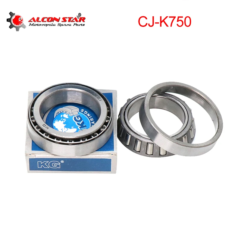 Alconstar- 1 Pair Cj-k750 Motorcycle Tapered Steering Column Bearings ...