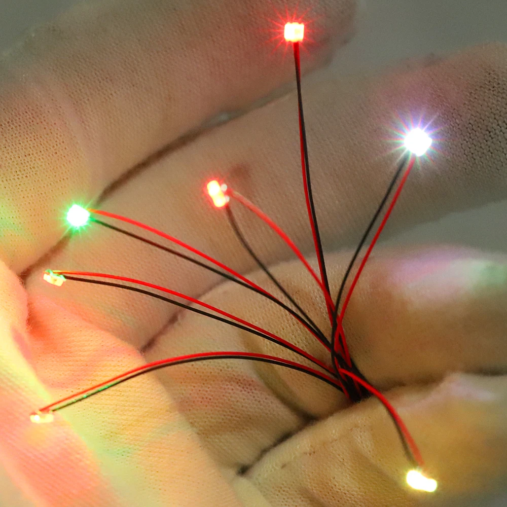 7-colorful Bling Twinkling Led Lighting Wired Flashing Smd 3v 20ma Lamp ...