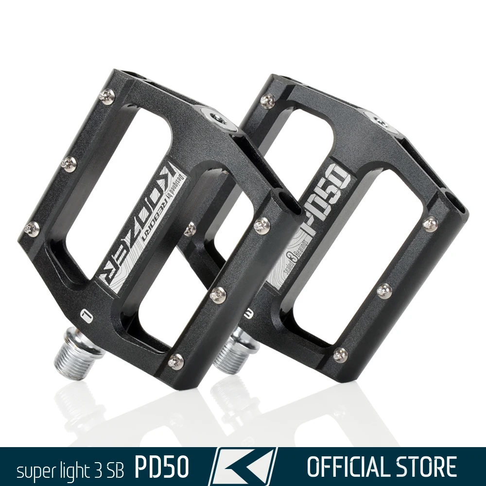 Koozer-pd50-plana-mtb-pedal-4-selado-rolamento-CR-MO-eixo-super-leve ...