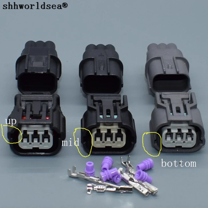 shhworldsea 3 Pin 1.2mm female male headlight Acura ignition coil ...