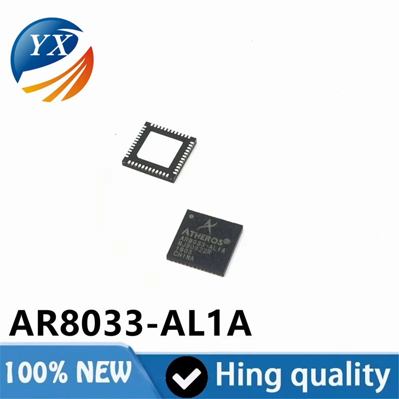 100% 원래 AR8033-AL1A AR8033 패키지 QFN-48 이더넷 기가비트 네트워크 통합 IC 칩 - 티몬