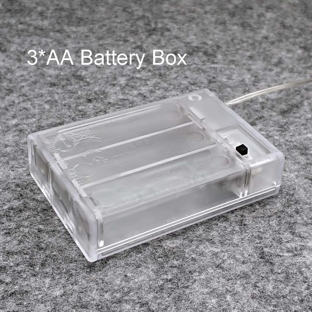 3 Aa Battery Holder Box Case With Switch New 3 Aa 4.5v Battery Holder ...