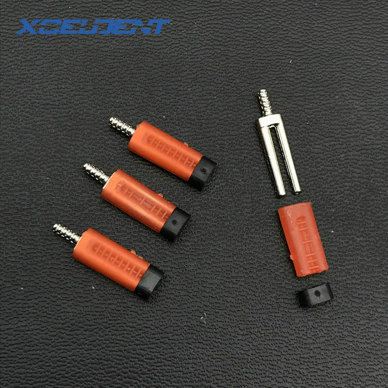 500 Sets 21MM Dental Lab Use Double Twin Pin with Plastic Easily used ...