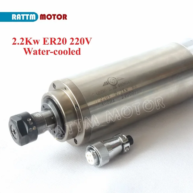 【EU Free VAT】CNC Router Kit 2.2kw Water Cooling Cooled spindle motor ...