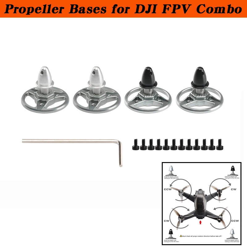 51466-Propeller-Bases-for-DJI-FPV-Combo-Drone-Mounting-Plate-Base-CW ...