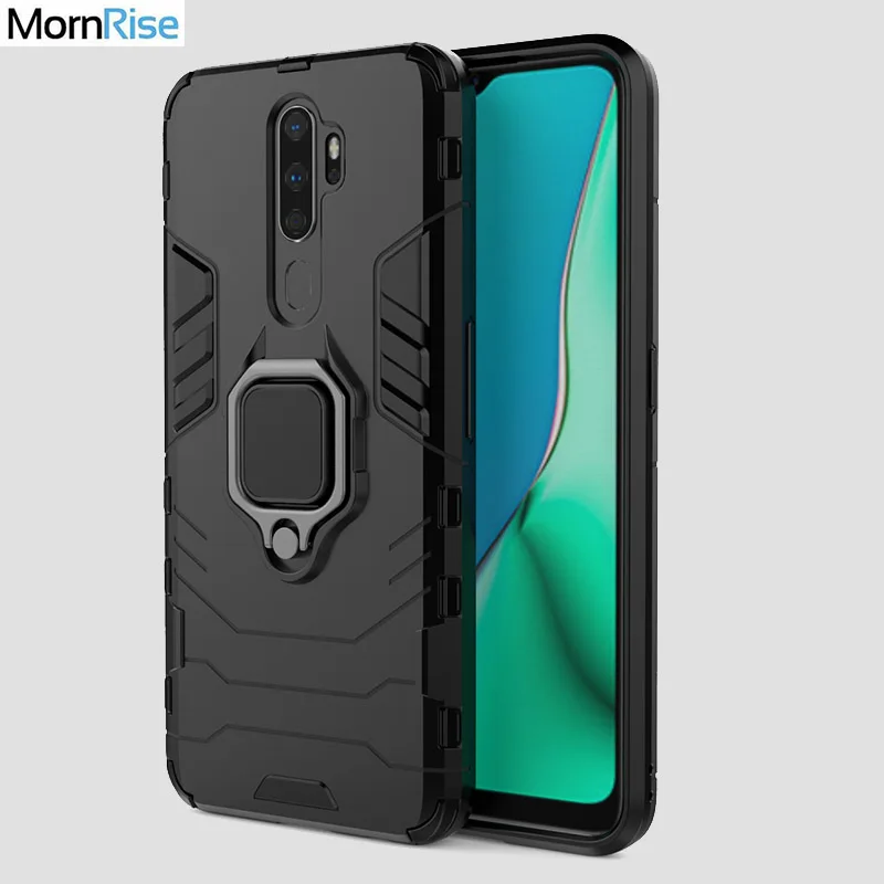 New Hybrid Rugged Armor For OPPO A9 2020 Case Kickstand With Metal ...