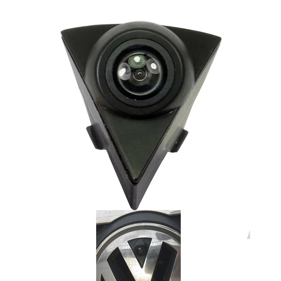 CCD Car Front View vehicle Brand Mark Logo Camera for VW Passat Golf ...