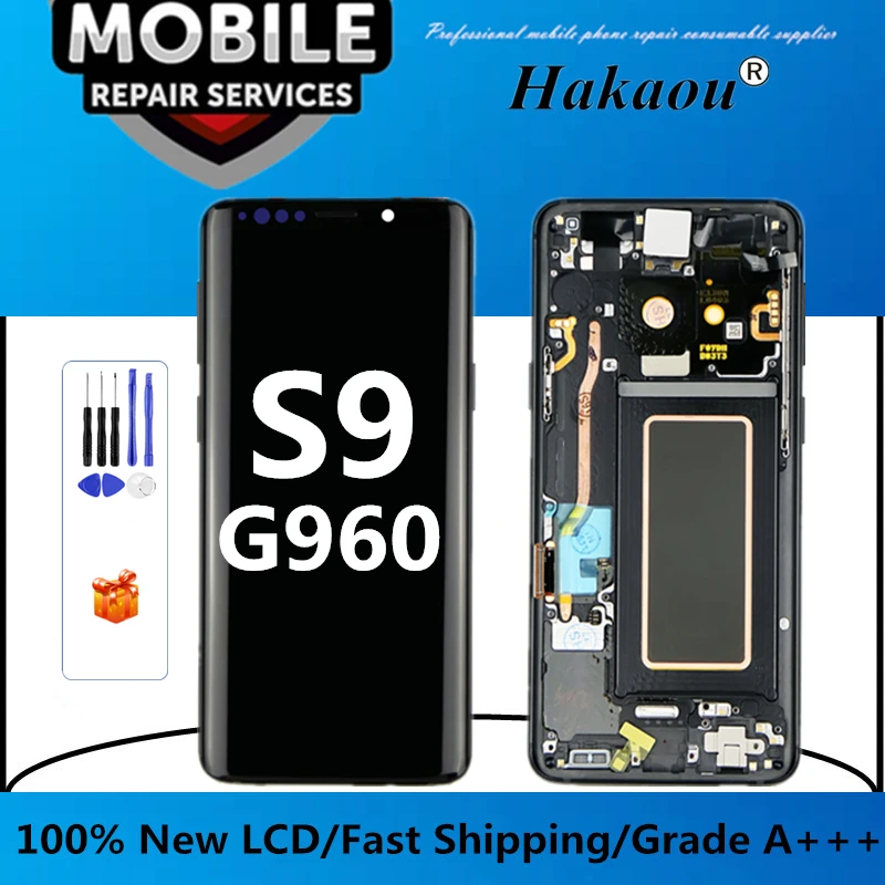 Fftrends 1PCS OEM for Samsung Galaxy S9 LCD Display with Frame Touch ...