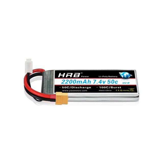 HRB 2S 3S 4S 5S 6S Lipo Battery 2200mah 3300mah 4000mah 5000mah 6000mah 7000mah with Deans XT60 ...