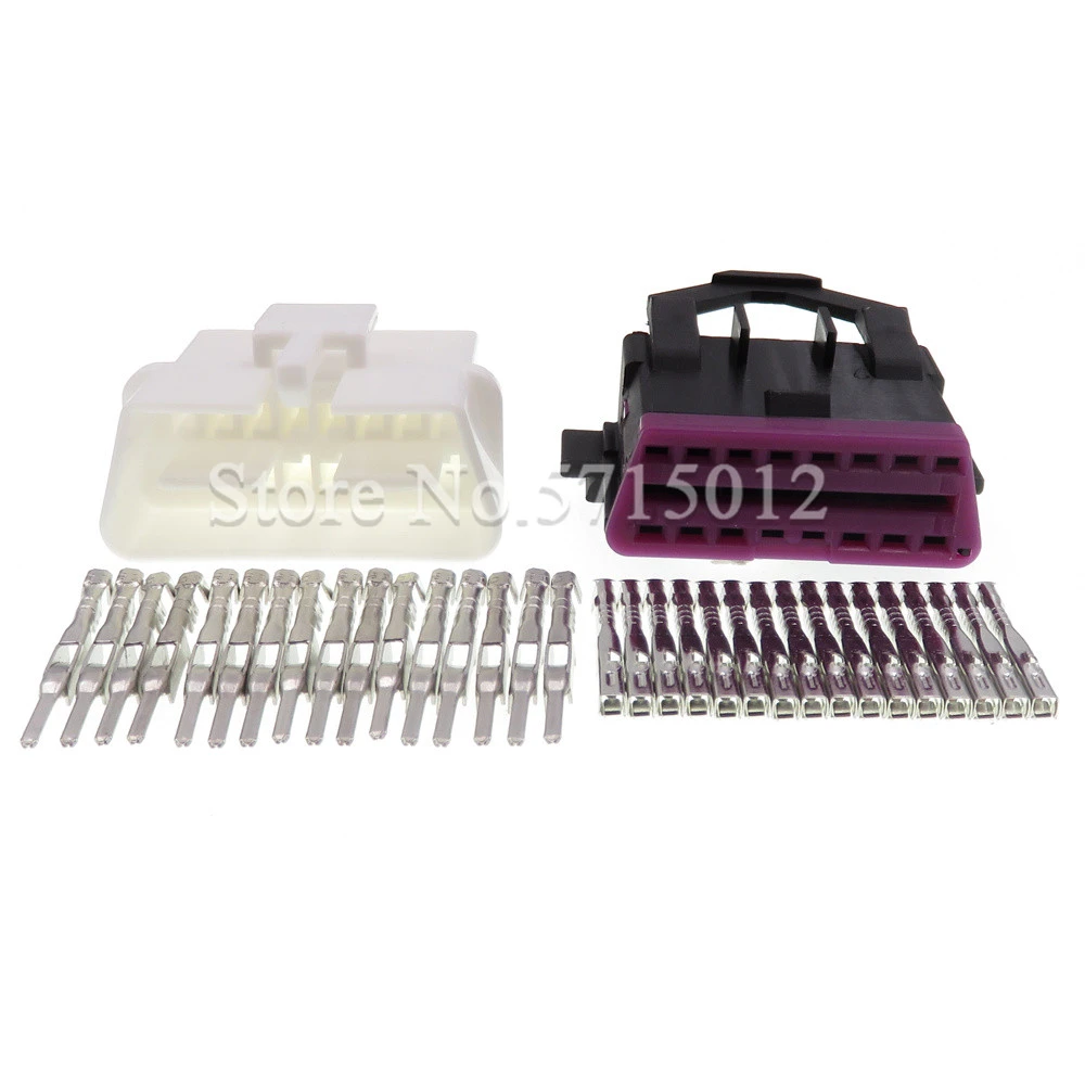 16 Hole 3A0972695A Automotive OBD Socket Auto Diagnostic Plug Wiring ...