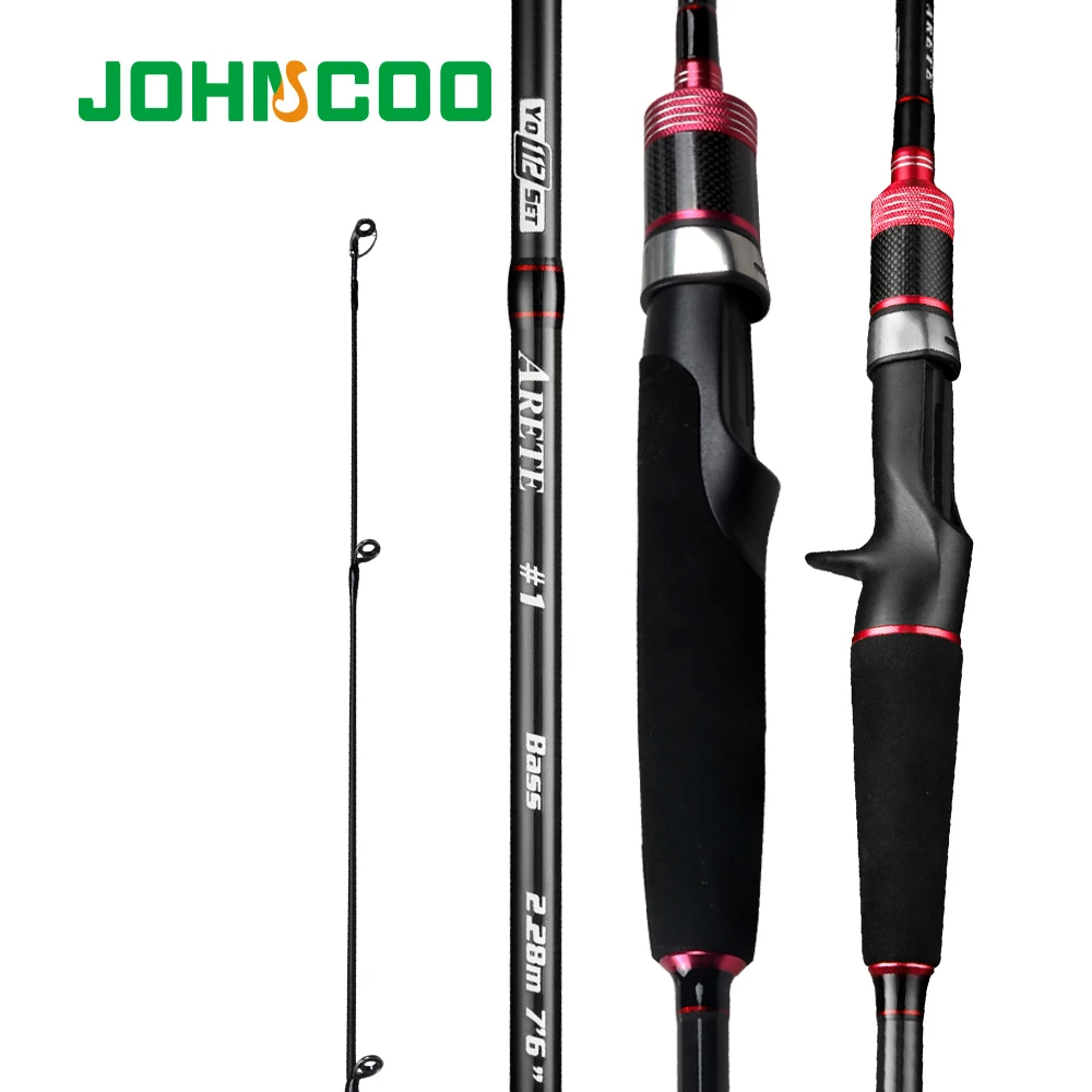 Carbon Fishing Rod Ultra Light 1.68-3.3m Spinning Casting Rod Fishing ...