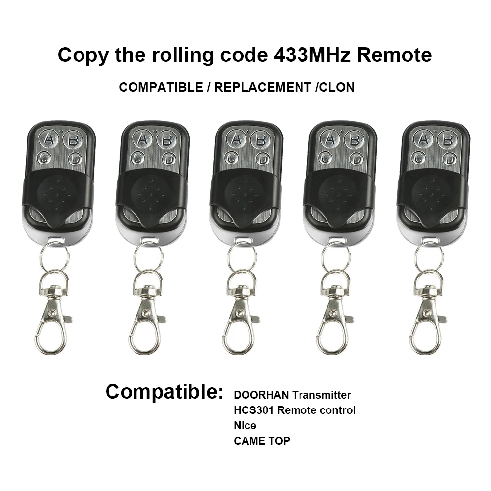Qiachip Copy Rolling Code 433mhz Remote Control Universal Remote ...