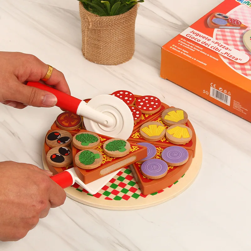 Американский деревянный качественный слайсер для резки пиццы, детский ...