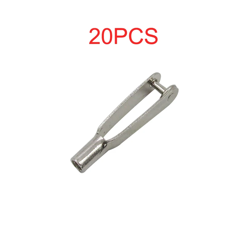 20pcs-M3-Metal-Clevis-Chuck-3mm-RC-Control-Servo-Horn-Pull-Rod-End-Head ...