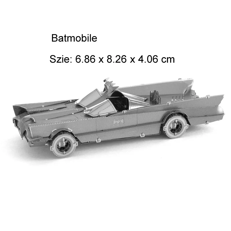 Mini puzzle en métal 3D pour enfants,chauve-souris souriante,voiture ...