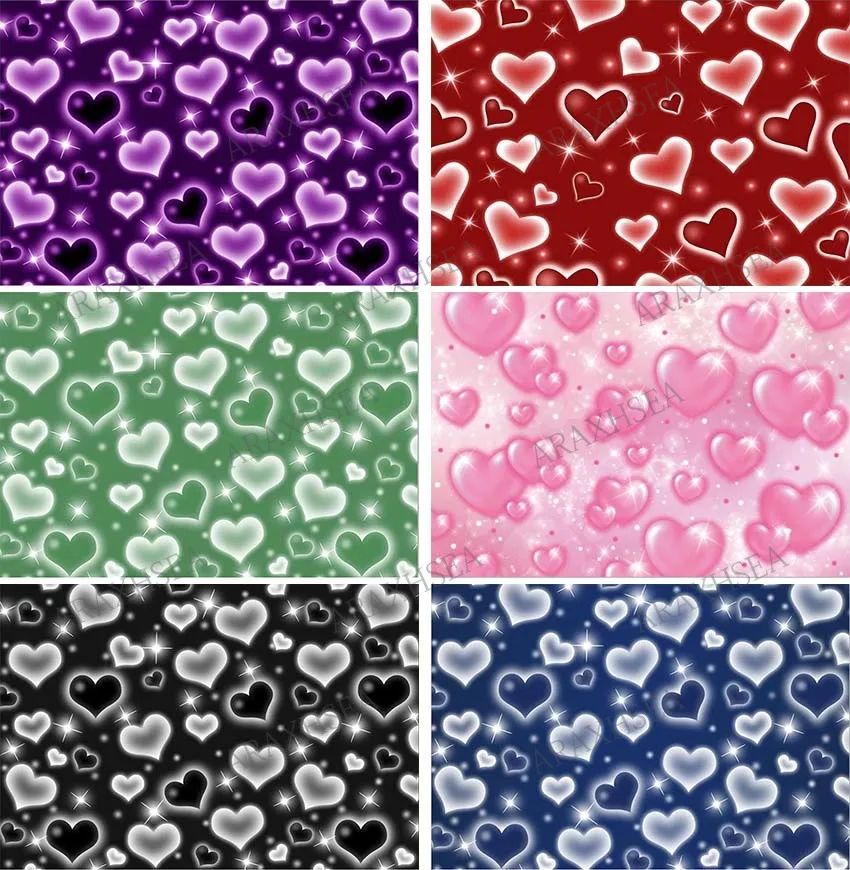 Allenjoy Early 2000s Heart Butterfly Bubble Backdrop Valentines Wedding ...