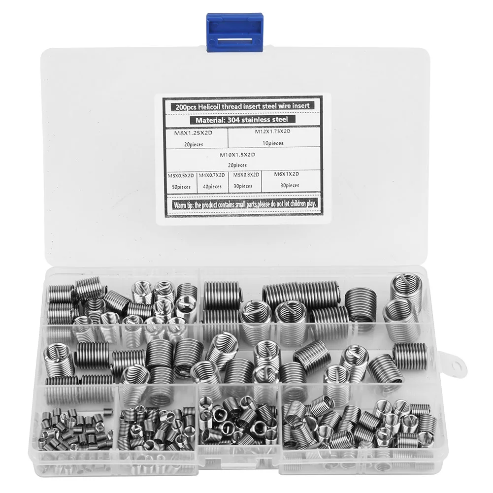 Thread Repair Kits 304 Stainless Steel Screw Thread Repair Evenly ...