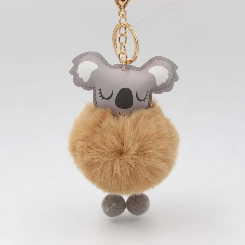 Cute Koala Leather Keychain - styloclubs.com