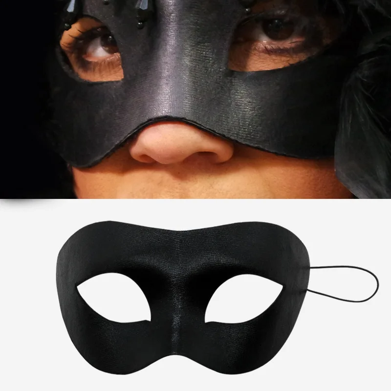 Black Women Man Sexy Gentleman Masquerade Mask Prom Mask Halloween ...