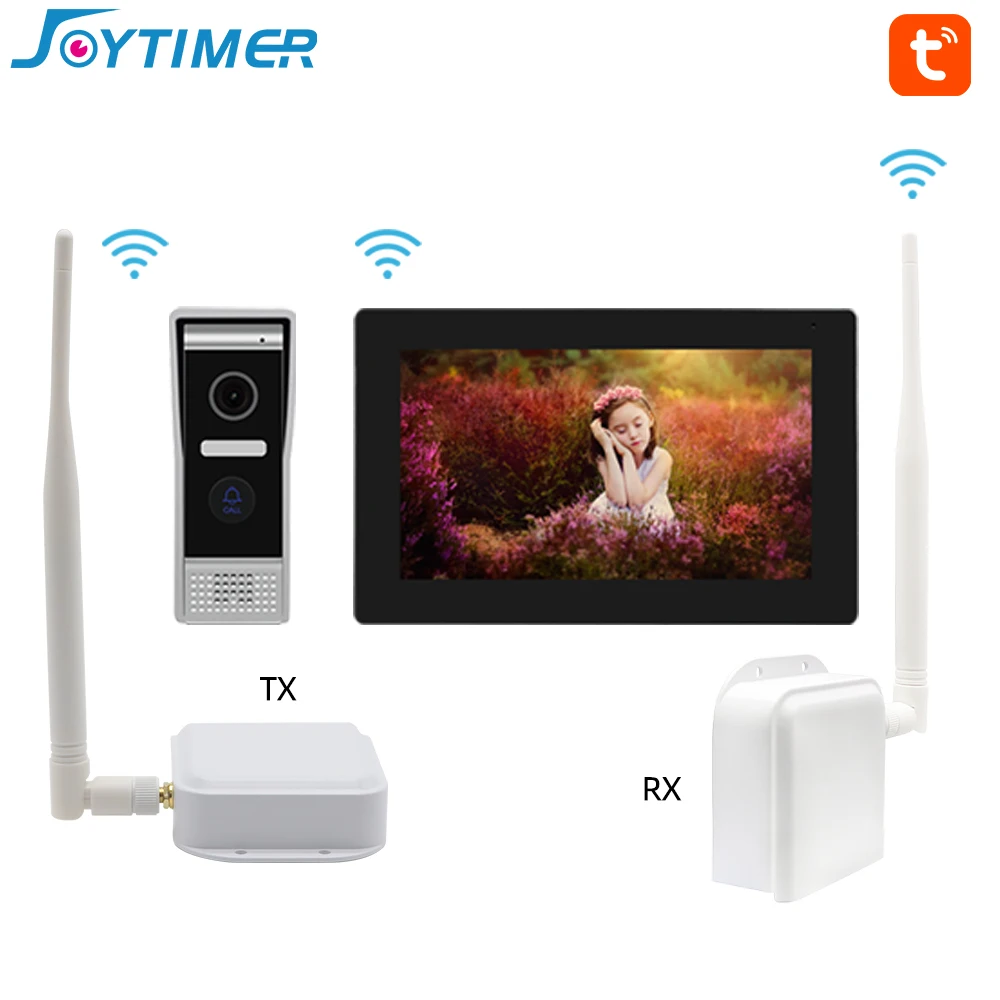 Joytimer-Wireless-Video-Intercom-System-IP-Video-Door-Phone-Full-Touch ...