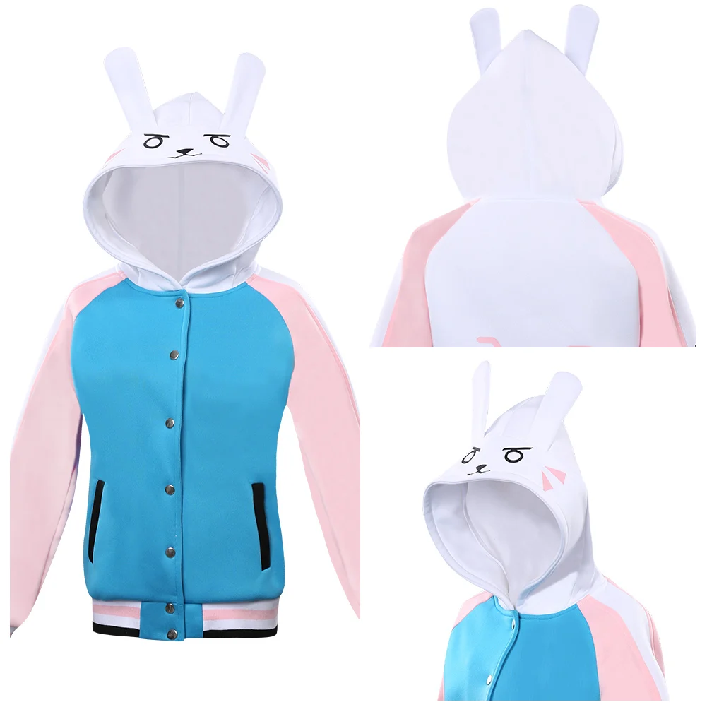 Overwatch Hana Song Cosplay Costume Hoodie - AllCosplay.com