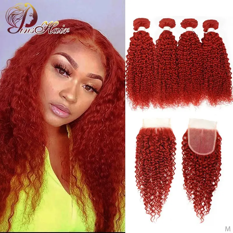 Red Wavy Weave
