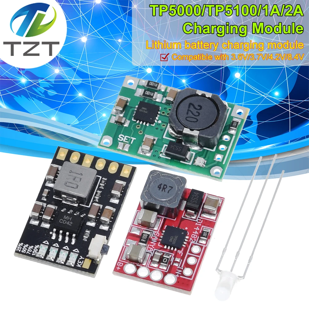 Tp5100 Charging Management Power Supply Module Board Tp5000 1a 2a ...