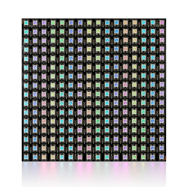1-10Pcs WS2812B RGB Flexible 16x16 8x32 256Leds Pixel Panel Matrix ...