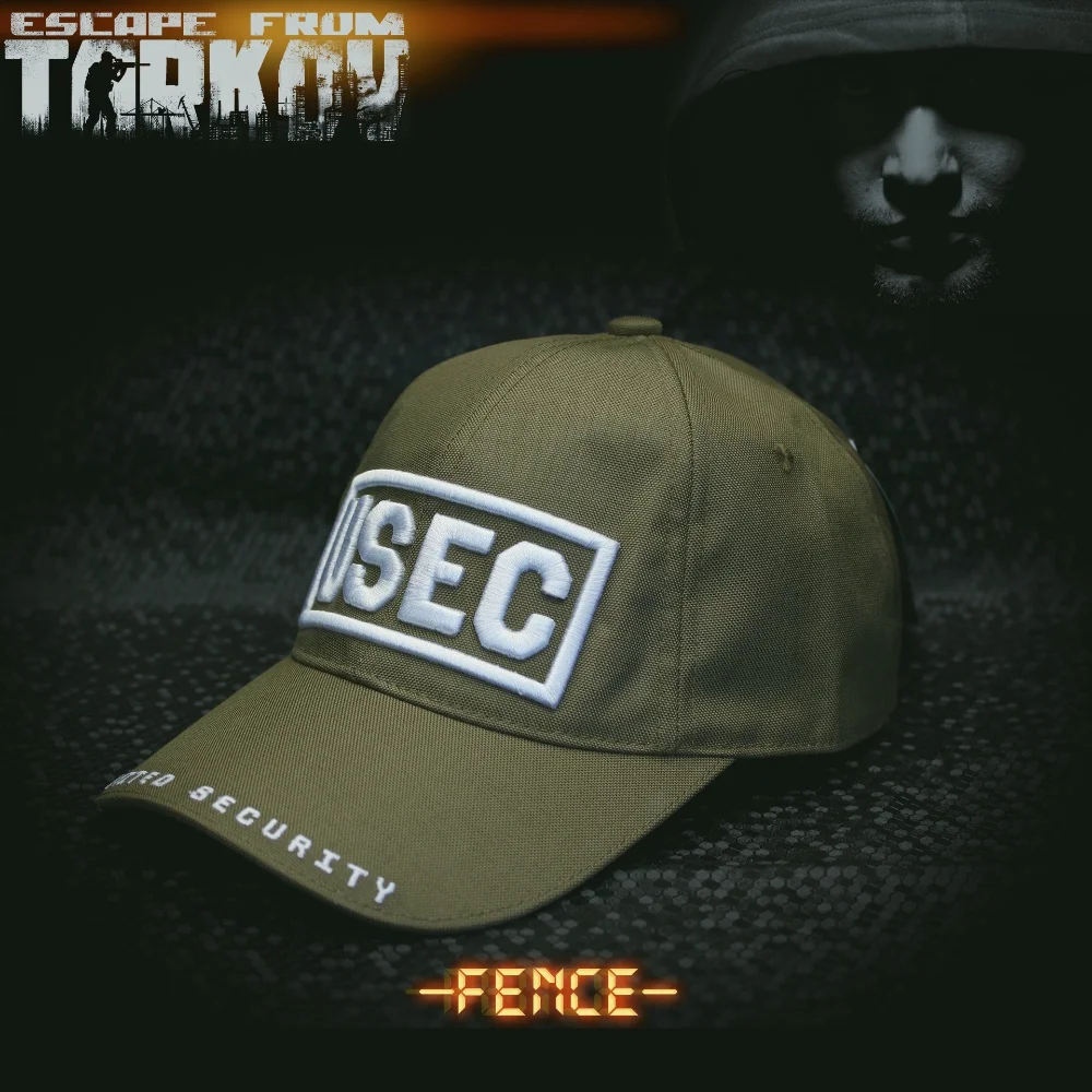 Tarkov Caps 코스프레에서 탈출, 중사용 곰 배스볼 모자, 유니섹스 조절 가능한 힙합 태양 모자, 코스프레 소품, 전술 ...