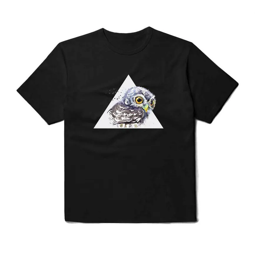 Owl T Shirt Hipster Tee Animal Print Shirt Wild Life Short Sleeve Cute owl-t-shirt-hipster-tee-animal-print-shirt-wild-life-short-sleeve-cute