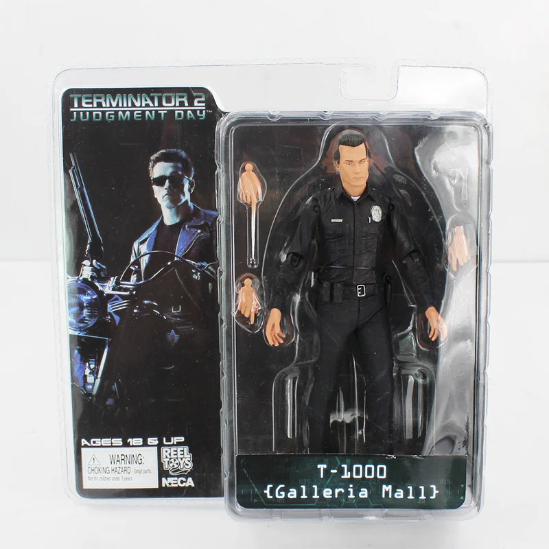NECA-figura de acción de Terminator T-800, modelo de juguete ...
