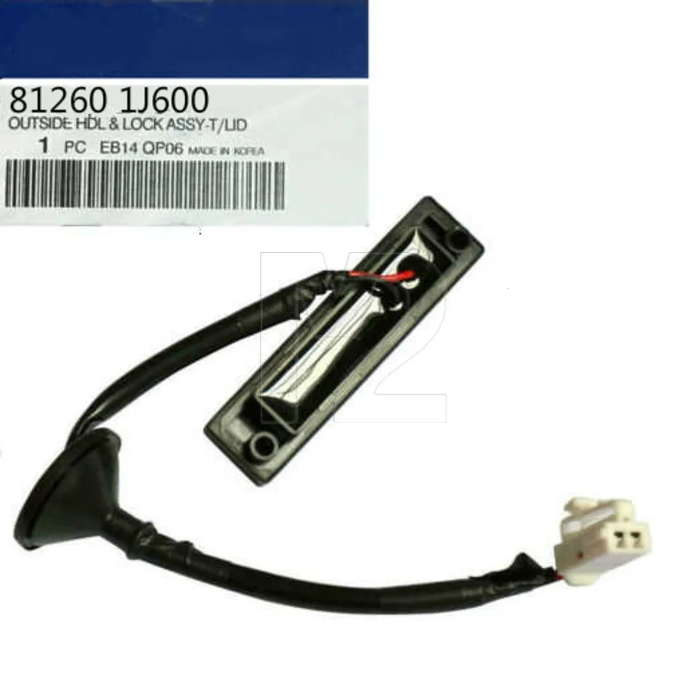 OEM 외부 Hdl 잠금 어셈블리 T 뚜껑 812601J600, 현대 I20 w/o 카메라 외부 트렁크 핸들 및 스위치 ...
