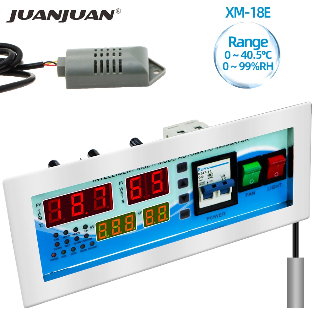 Xm-18 18e 18s Digital Incubator Automatic Egg Turning Motor Full ...
