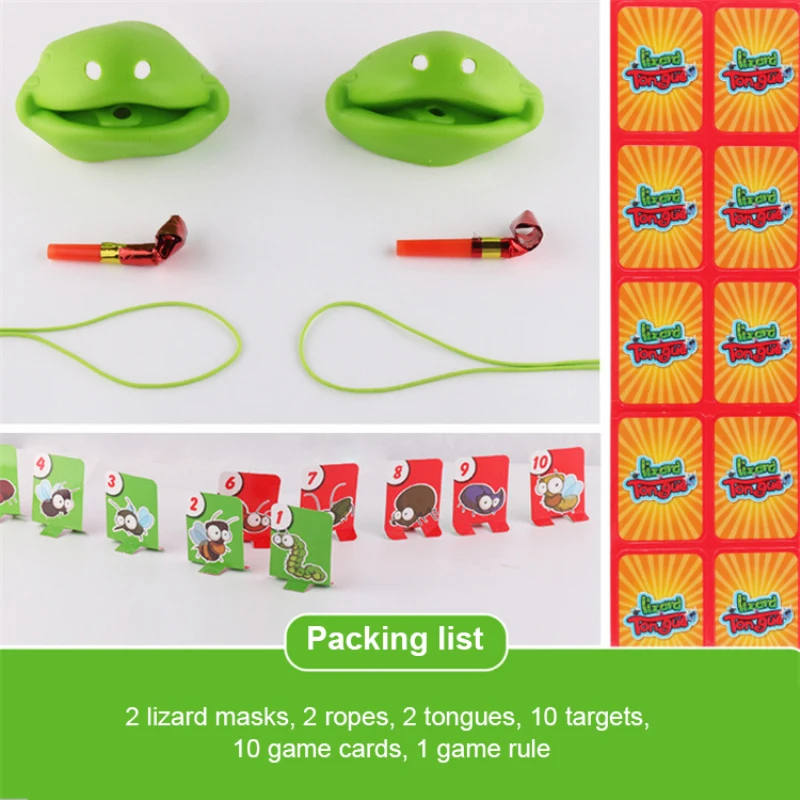 Greedy Chameleon Game Lizard Spit Tongue Toys Children Interactive ...