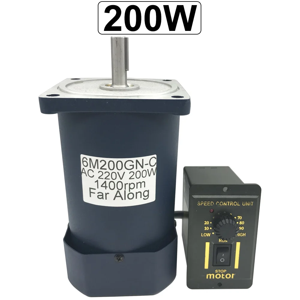 220V-Electric-Micro-AC-High-Speed-Motors-Single-Phase-200W-1400-2800RPM ...