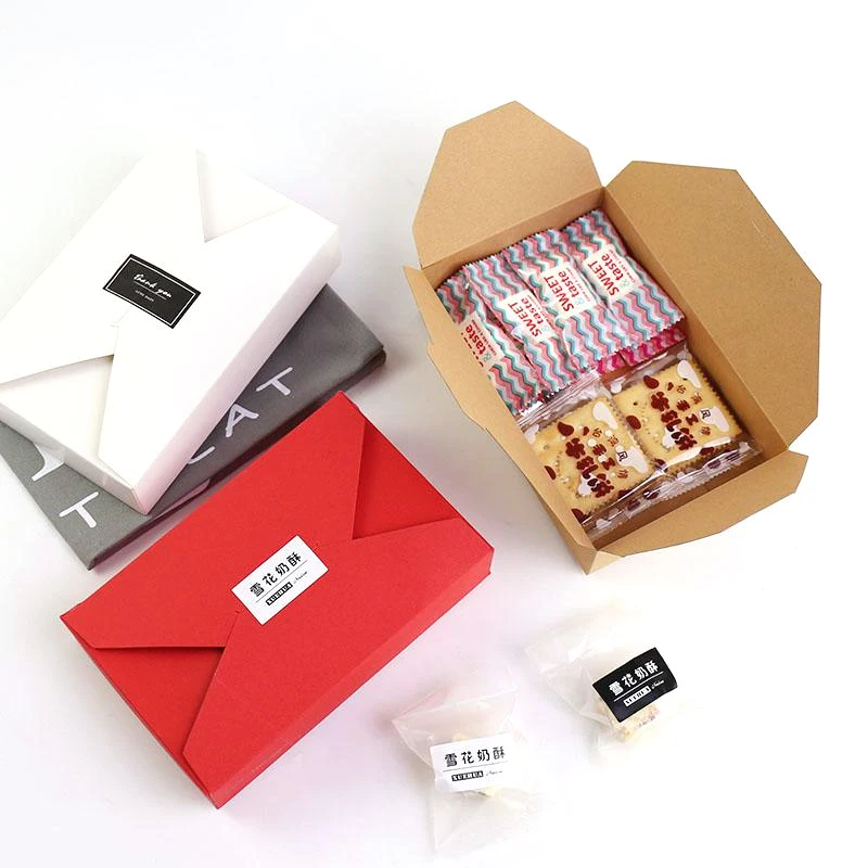 20pcs/lot 19.5x12.5x4 cm/7.6x4.9x1.5" kraft paper/white gift boxes ...