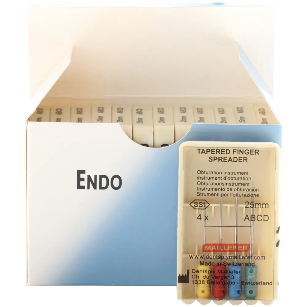 10 Packs Dental TAPERED FINGER SPREADER File (21/25/31mm) #ABCD SSt ...